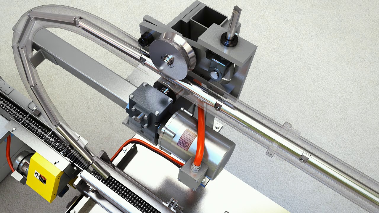 Horizontal Billet Push Out Device Animation - YouTube