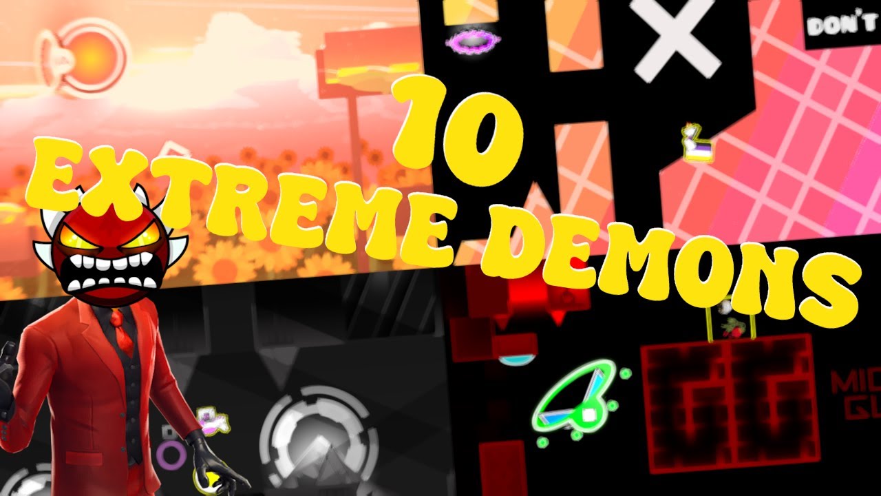 Extreme demons I haven't uploaded until now - YouTube