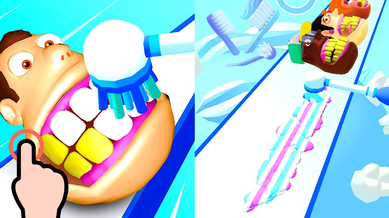 Teeth Runner - Brush Teeth Run - All Levels iOS Android GamePlay - YouTube