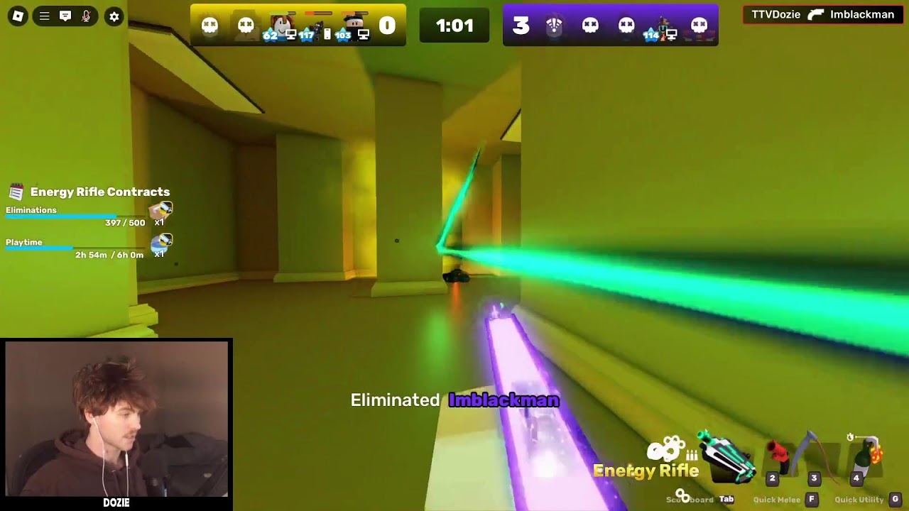 roblox rivals energy rifle shwocase - YouTube