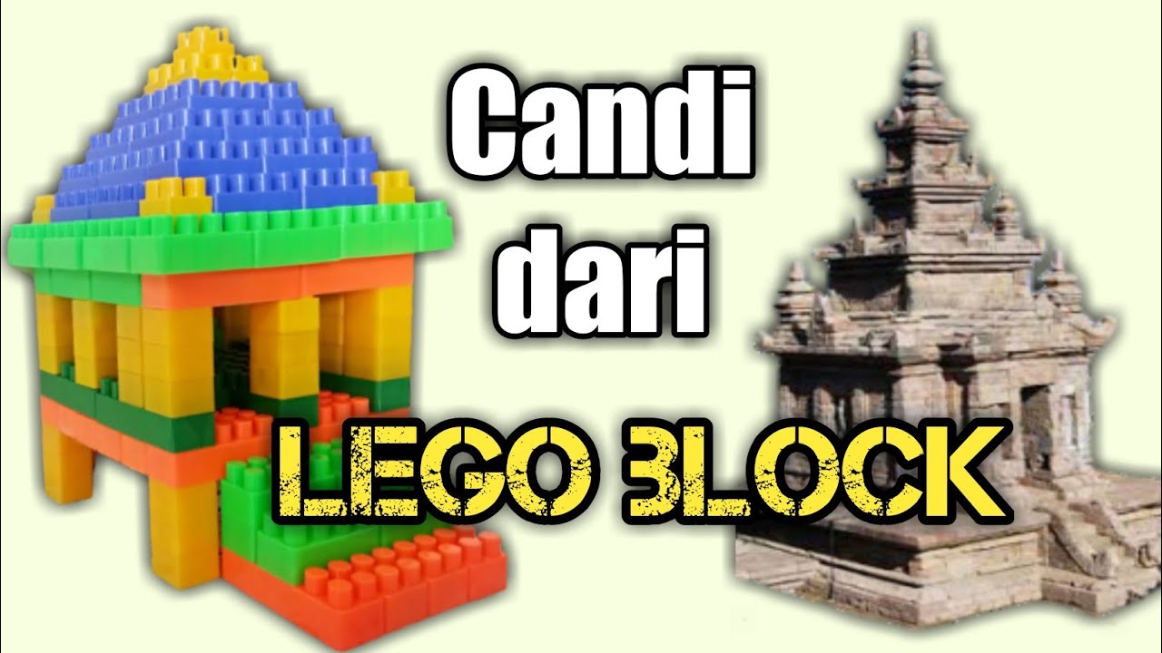 Cara membuat candi dari lego block [ miniatur candi ] - YouTube