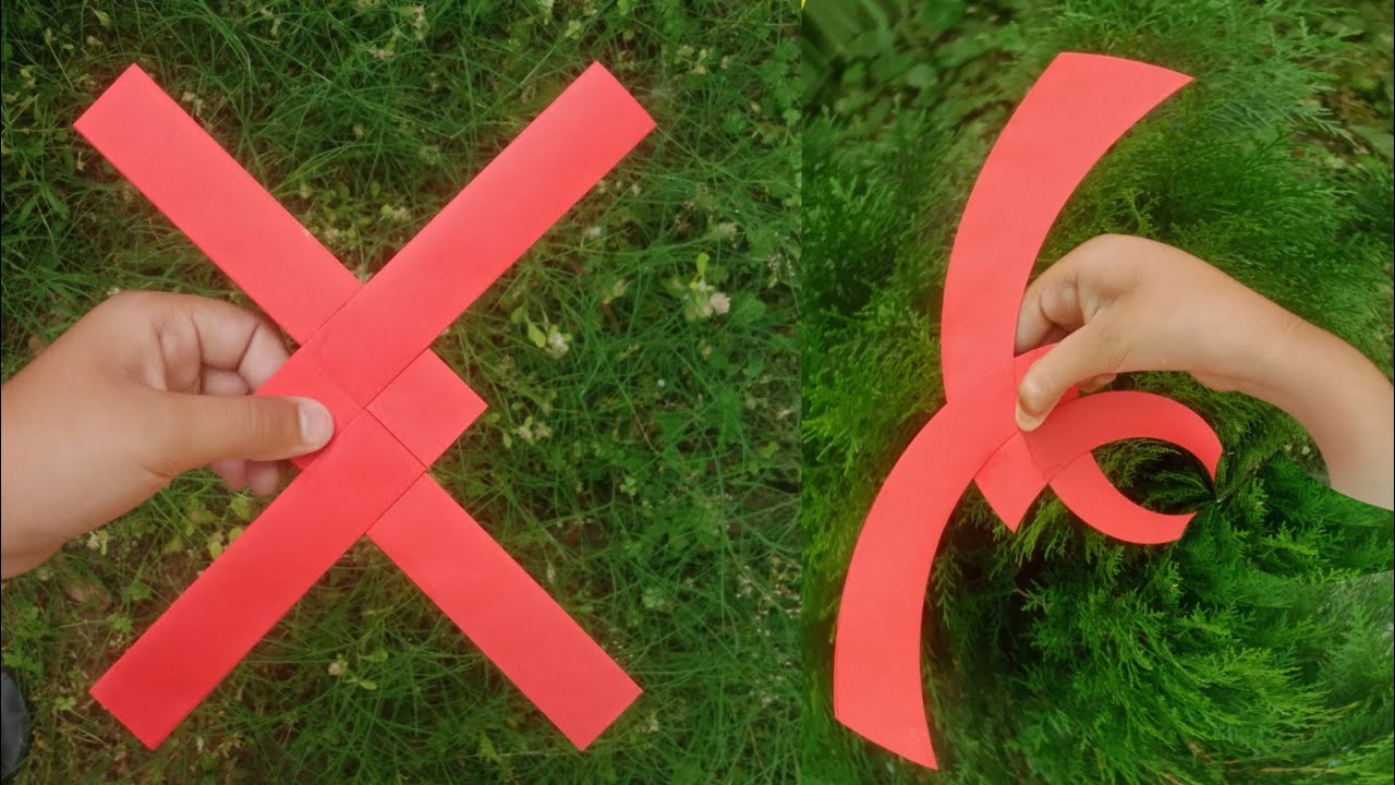 How to Make a Paper Boomerang | Craft With Paper easy | Origami ...