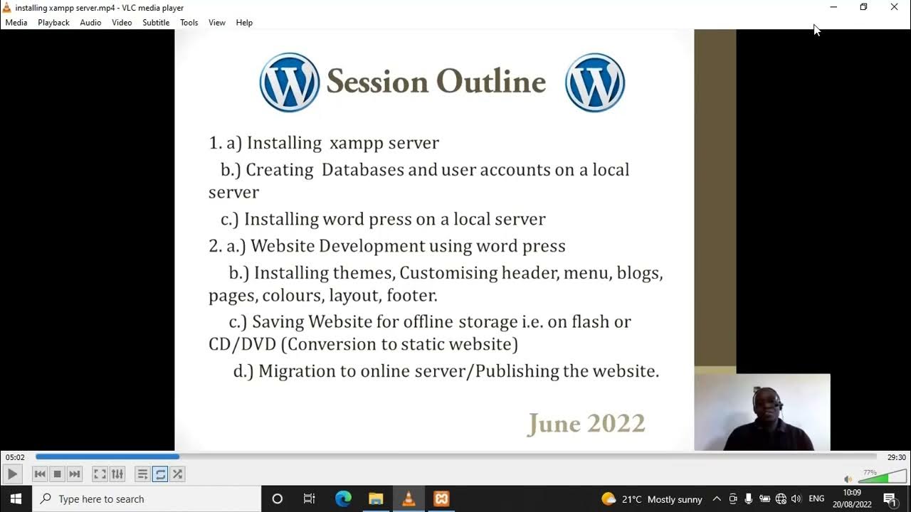 2 Creating databases and user accounts on xampp local server - YouTube