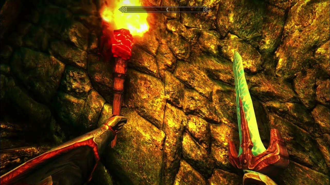 Skyrim parallax textures - YouTube