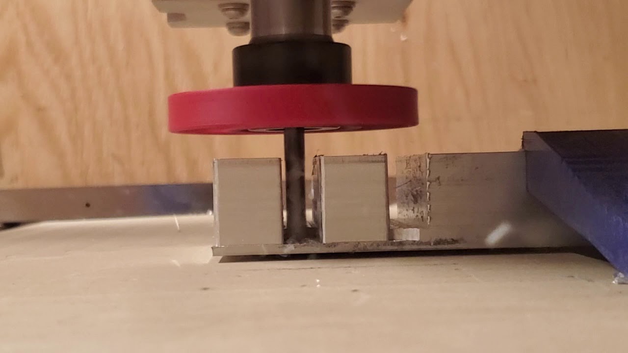 PrintNC narrow slot chip removal fan - YouTube