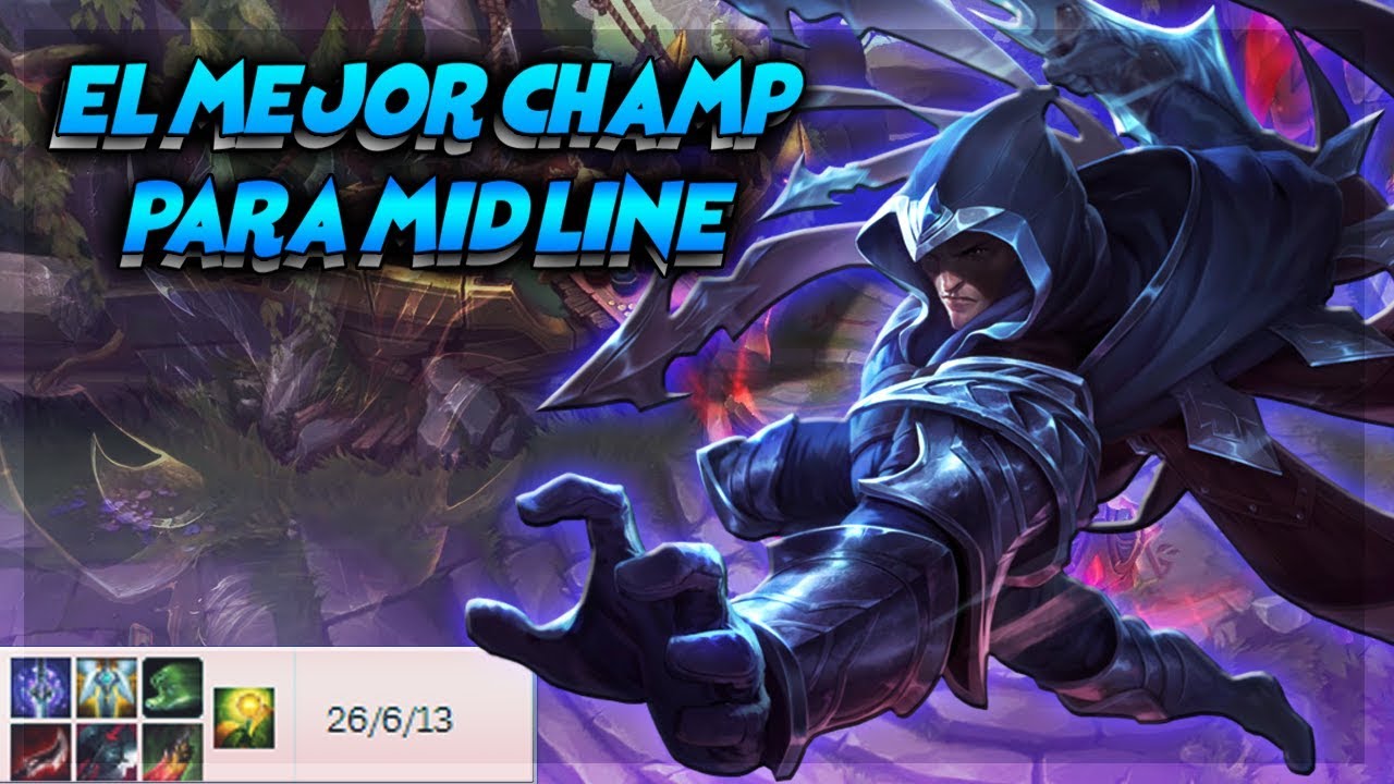 EL MEJOR MID LINE LEAGUE OF LEGUENDS (TALON MID ) FULL LETALIDAD - YouTube