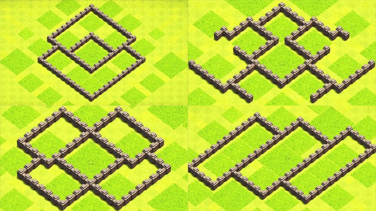 TH4 Top 4 War Base Designs You Should Definitely Try - YouTube