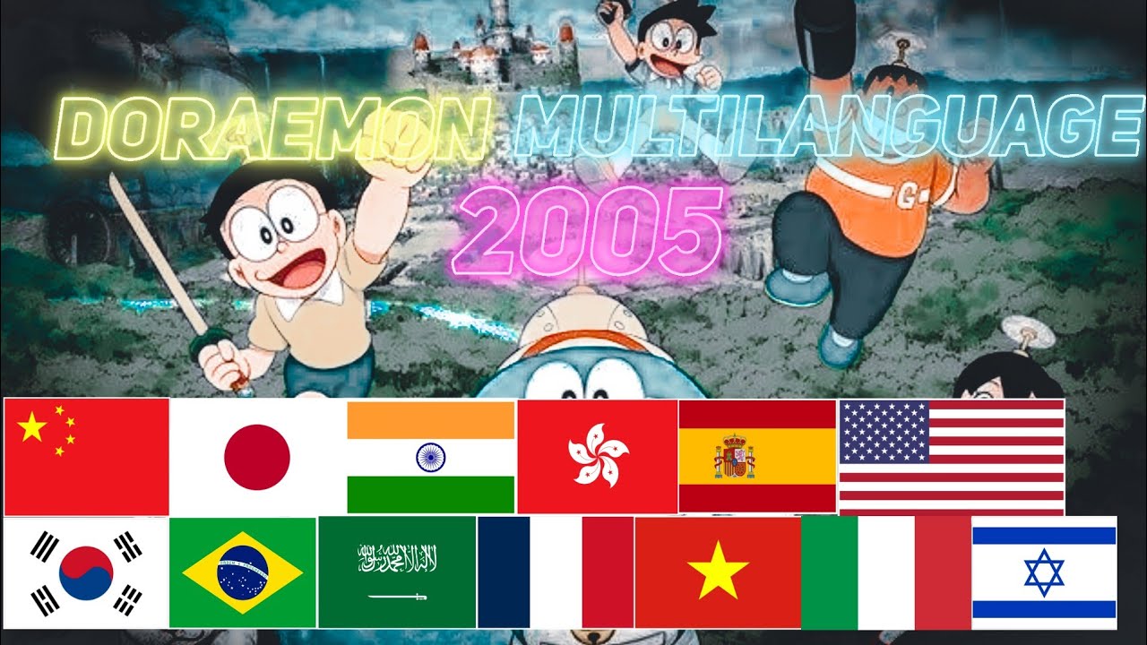 Doraemon 2005 Series Opening Theme Song Multilanguage Comparison - YouTube