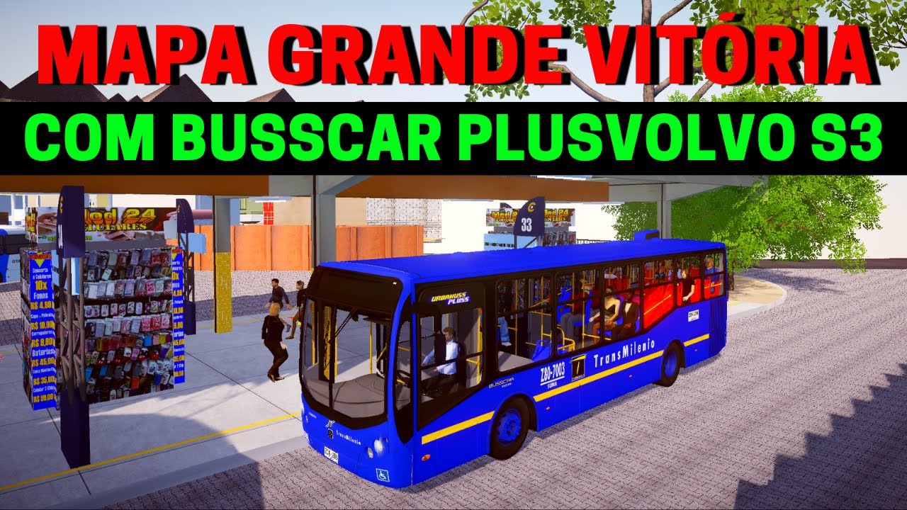 🔴Gameplay Proton Bus Simulator | Mapa Grande Vitória Versão Alpha Linha ...