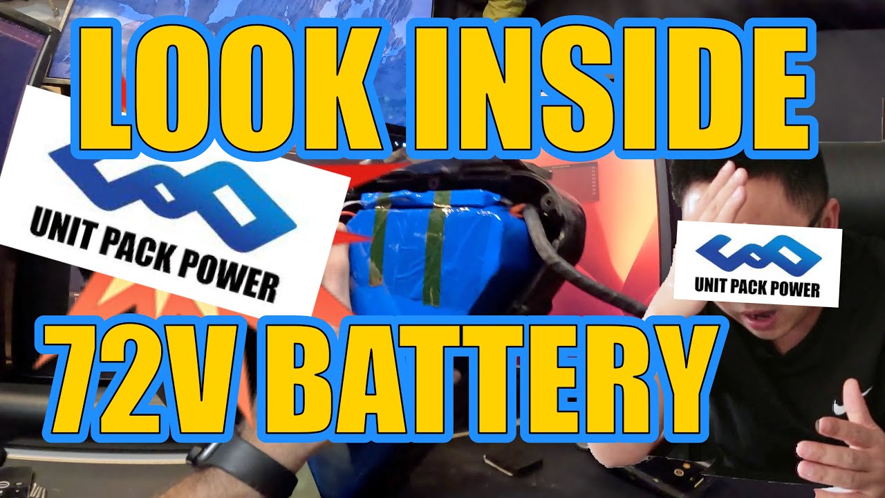 LOOK INSIDE 72V UPP Battery 19.2ah Triangle - YouTube