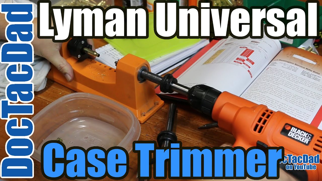 Lyman Universal Case Trimmer - With Power Option - YouTube