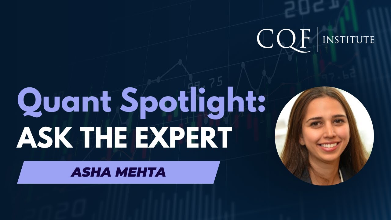 Quant Spotlight | Asha Mehta - One of the Top 10 Women in Asset Management Shares Career Tips ...