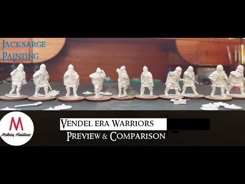 Medbury Miniatures New Dark Age Metal 28mm Range - With Comparisons ...