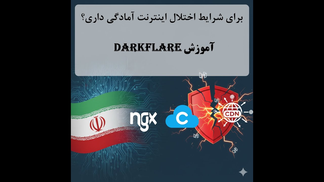 آموزش DarkFlare | آمادگی برای شرایط سخت اینترنت - YouTube