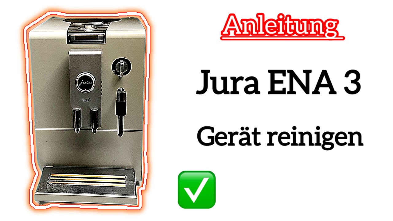 Reinigen mit Talette Jura ENA 3 - YouTube
