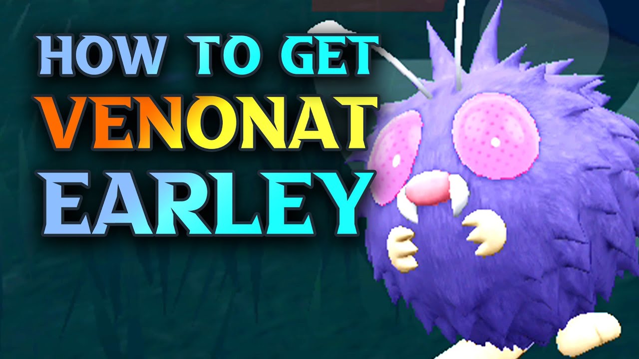 How To Get Venonat Pokemon Scarlet And Violet - YouTube