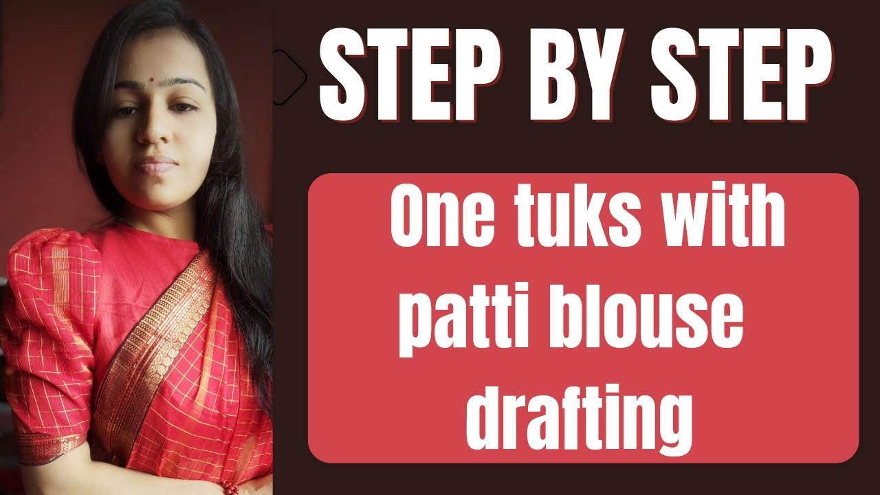 very easy for beginners 👌 one tuks with patti blouse drafting.@fashion ...