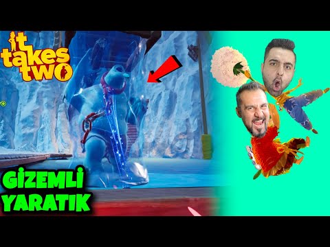 Donmuş gizemli dev yaratık! GTA 5 Parkuru yaptık! | PS5 It takes two Türkçe bölüm #14