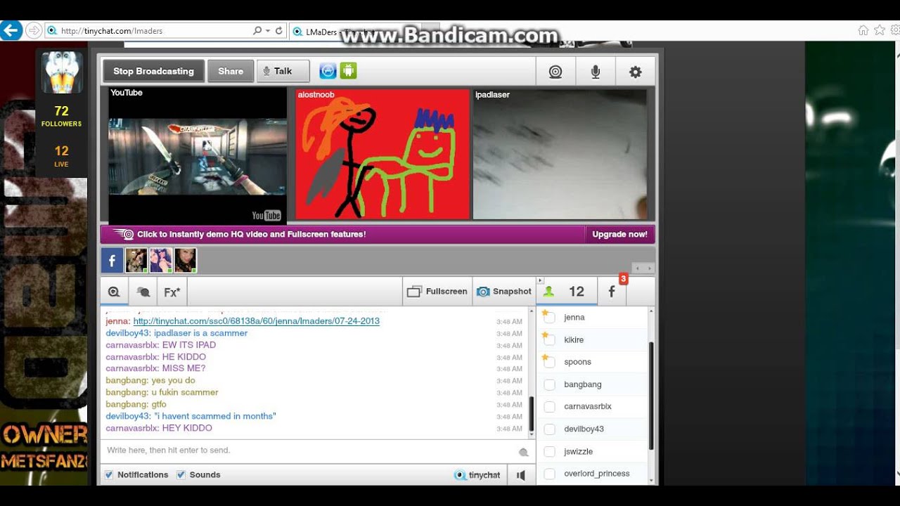 Tinychat Trolling LMaD On ROBLOX - YouTube