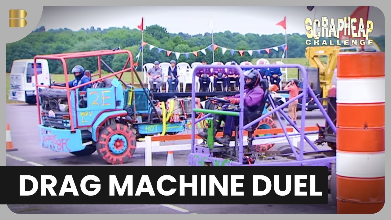 Drag Machine Showdown - Scrapheap Challenge - S08 E10 - Game Show - YouTube