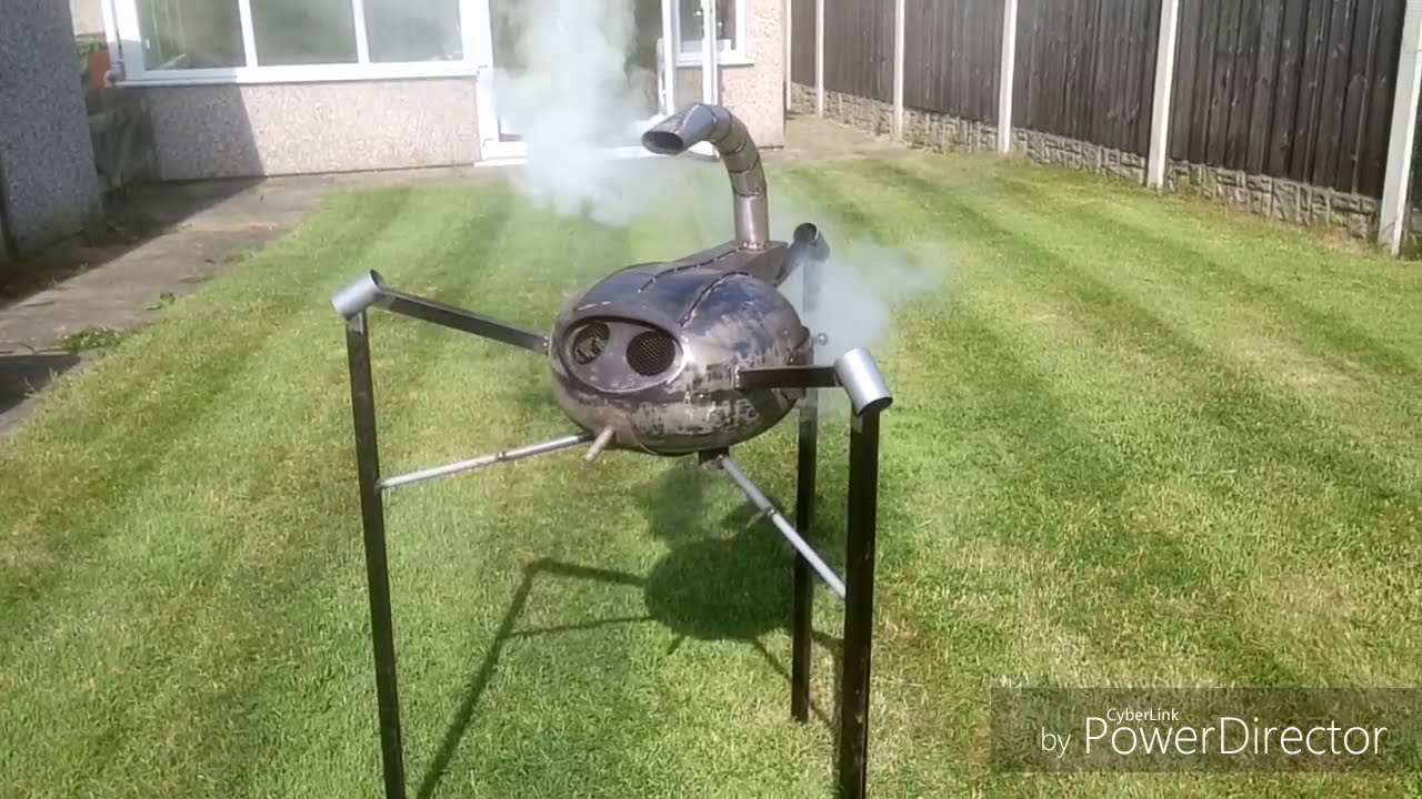 Jeff Wayne's War of the world's Martian Fighting Machine log burner ...