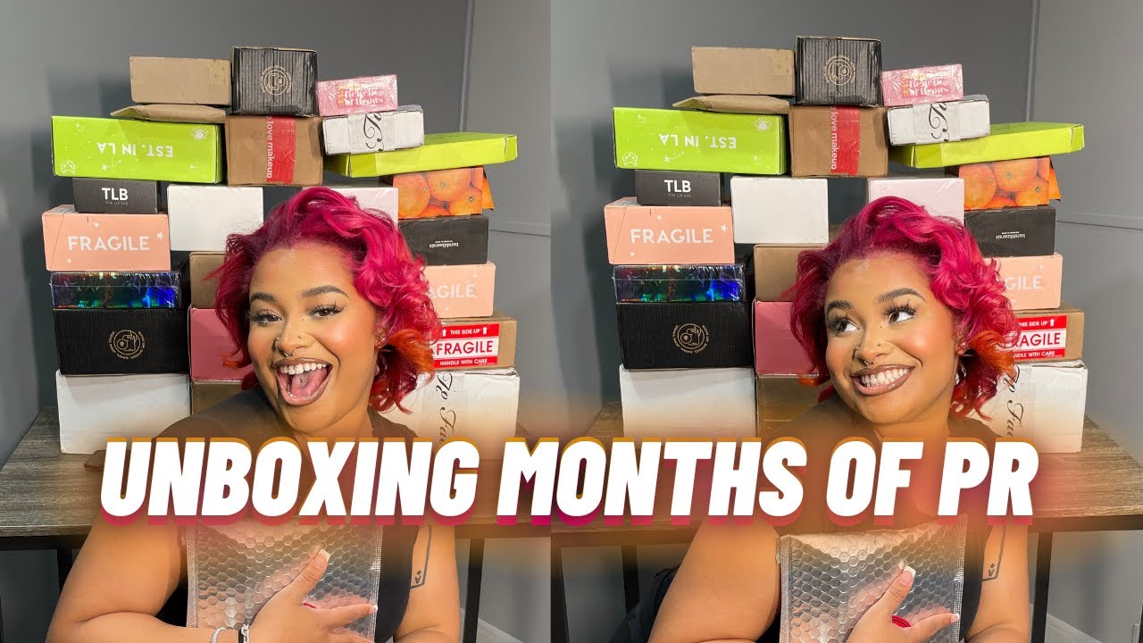 OPENING 3 MONTHS OF PR BOXES | RAGGEDYROYAL - YouTube
