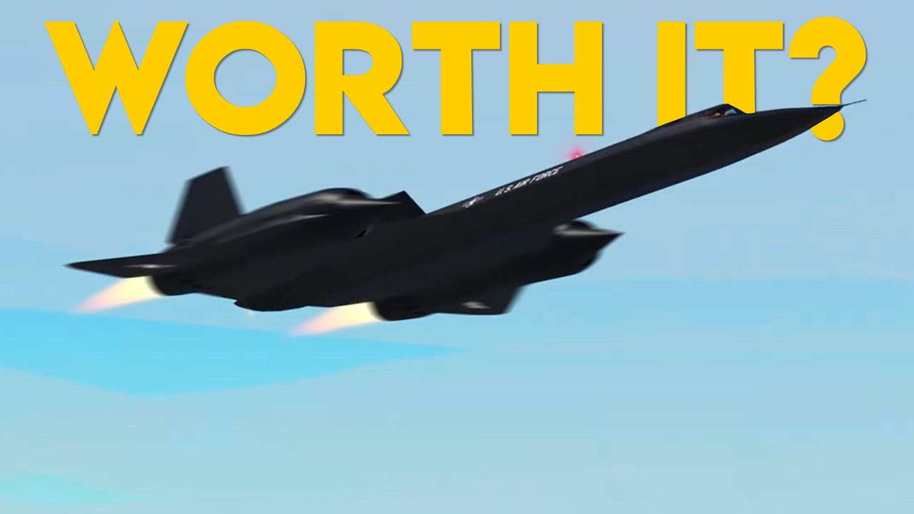 Is the NEW SR-71 Blackbird WORTH 95 ROBUX? Pilot Training Flight ...