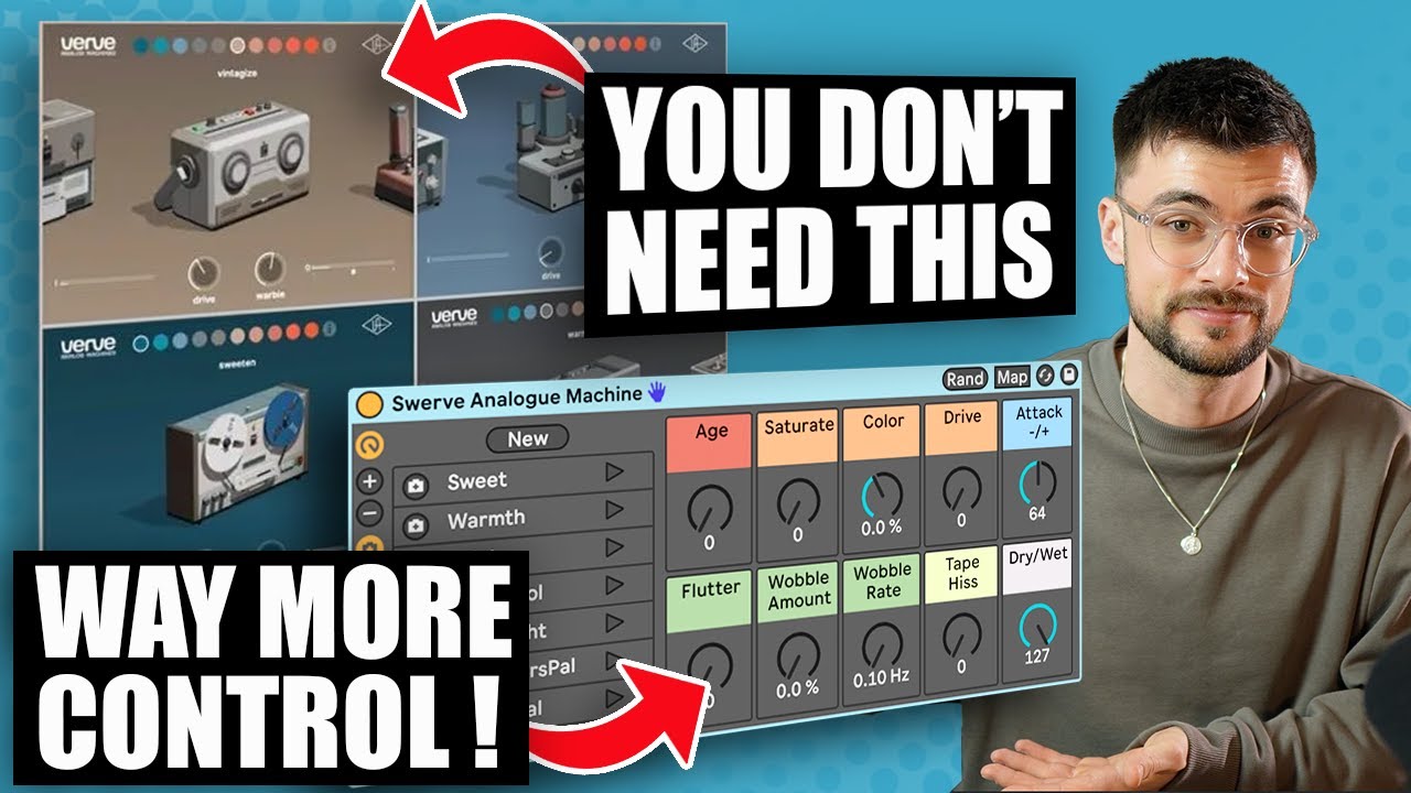 How To Make A Better Tape Saturator Than UAD Verve For Free! | Ableton ...