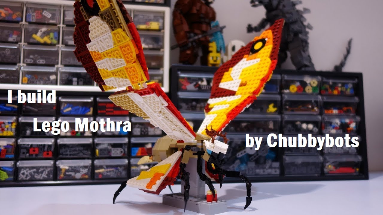 Lego Mothra Chubbybot's Style - YouTube