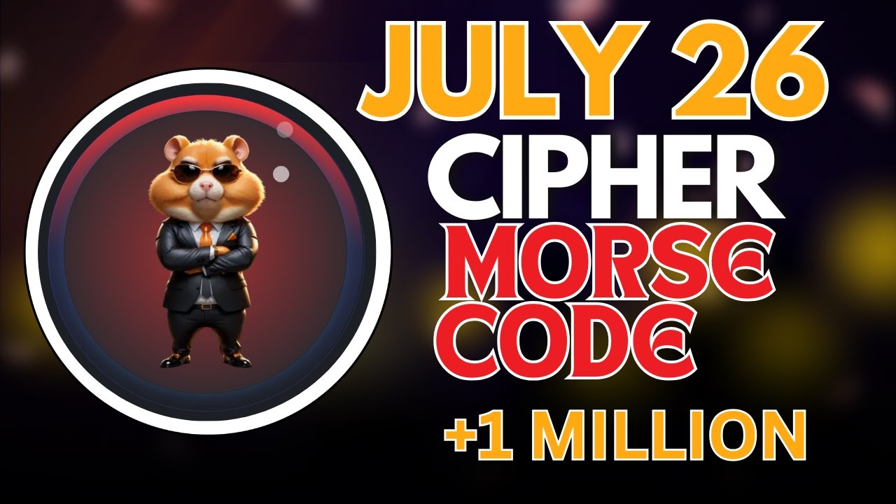 July 26 Hamster Kombat Daily Cipher Today || Claim 1,000,000 - YouTube