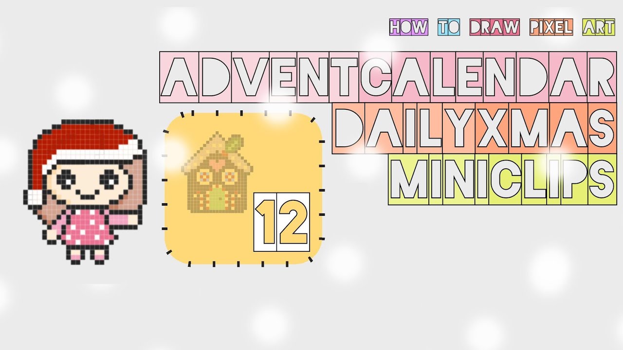 how to draw cute gingerbread house | 12th dec adventcalendar ...