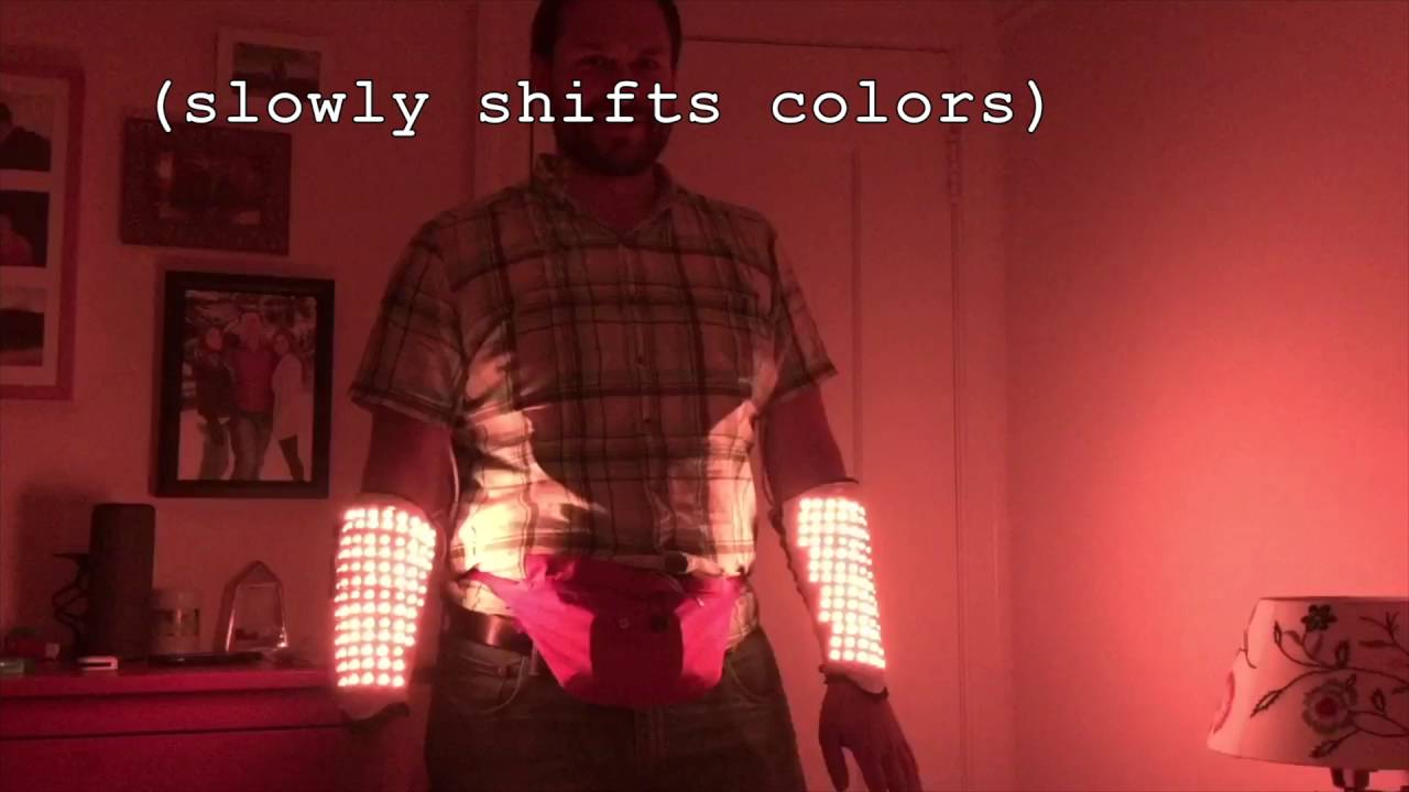 LED Gauntlets - YouTube