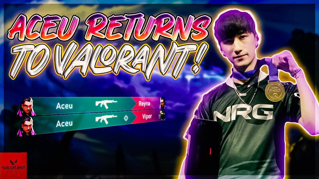 Aceu Re-enters To Valorant Competitive Plays! | Aceu Epic Moments - YouTube