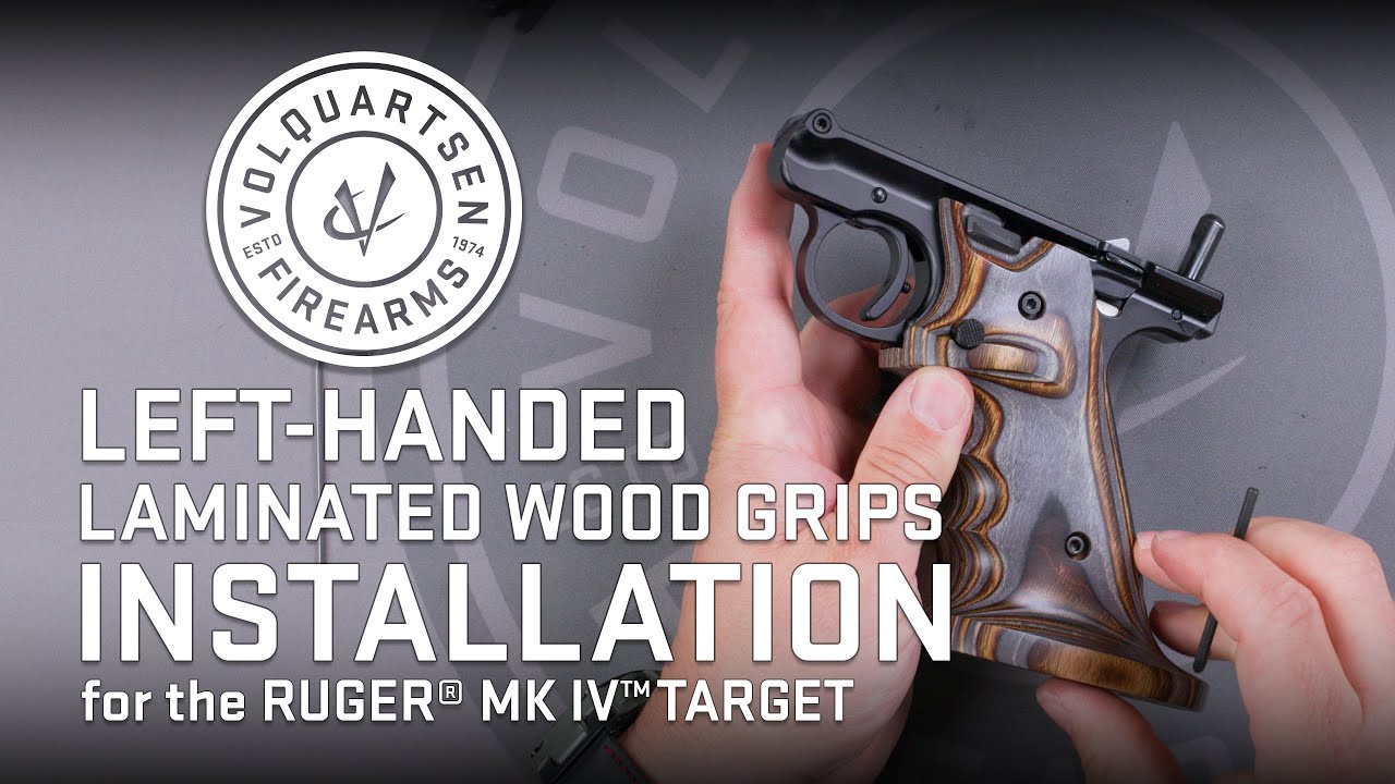 Installation of the Left-Handed Laminated Grips for the Ruger® MK IV ...