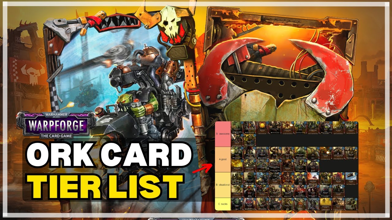 Ork Card Tier List (Warhammer 40,000: Warpforge) - YouTube