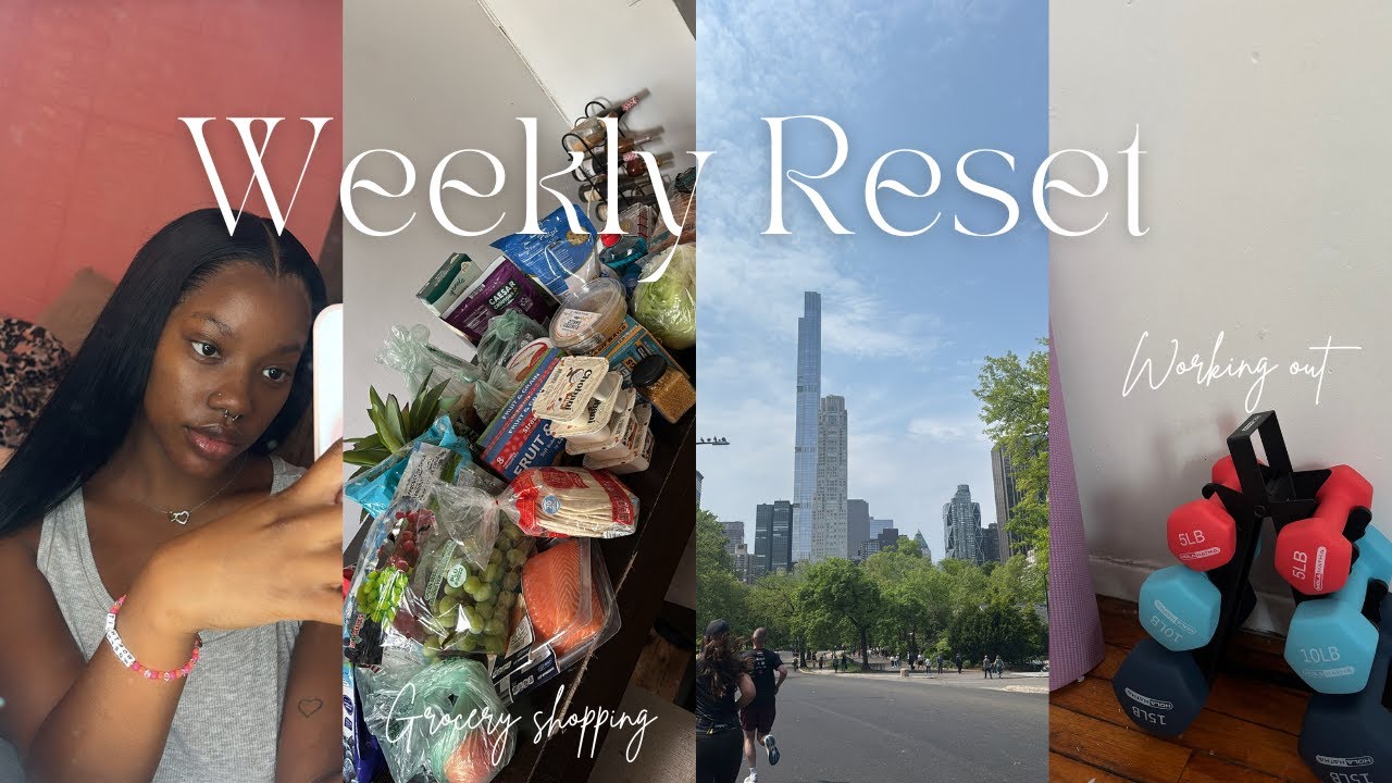 WEEKLY RESET 🩷 Grocery shopping, Working out , Cleaning my Apt. and ...
