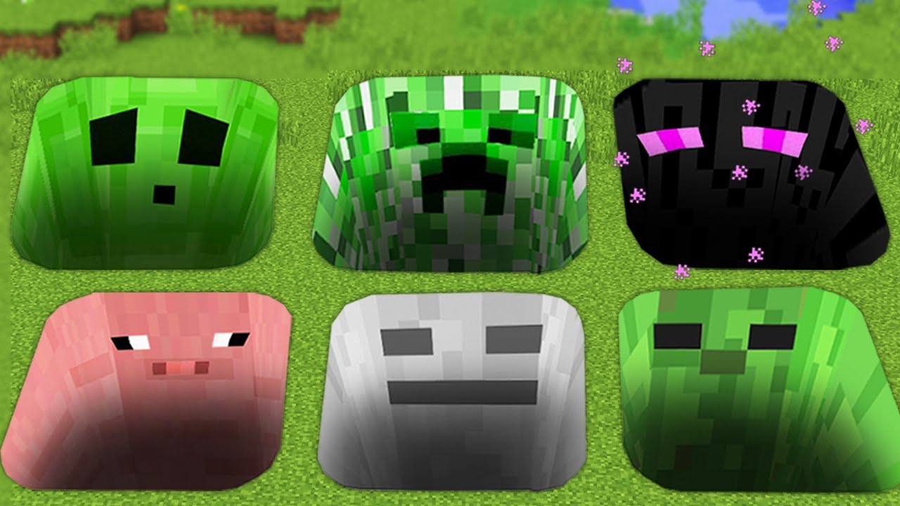 Creeper Enderman Zombie Spider Minecraft Mutant Mobs Became Police