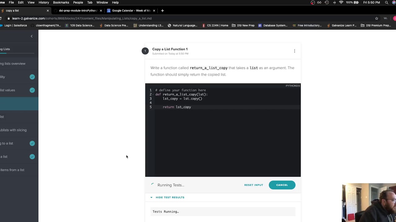 Python List Manipulation - copy a list - Challenge #1 - YouTube