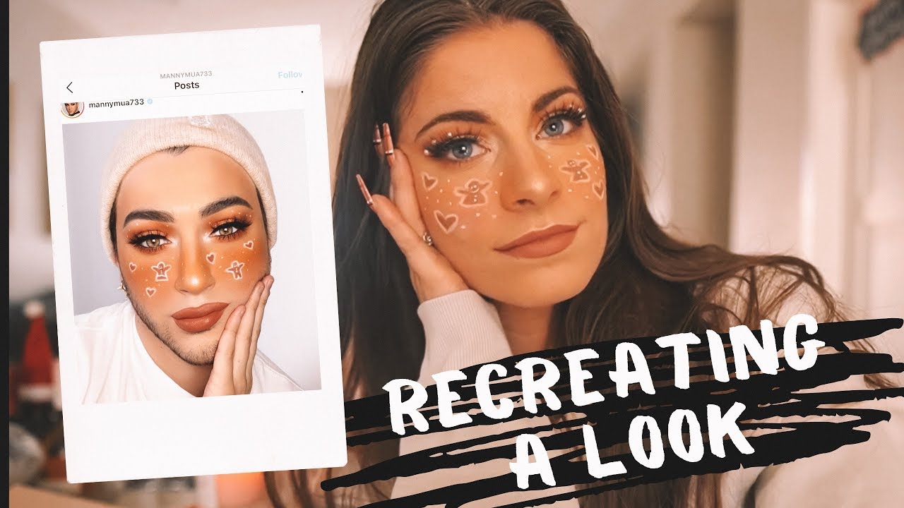 VLOGMAS DAY 22 | Gingerbread Makeup Look - YouTube