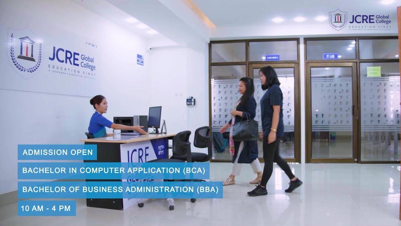 JCRE Global College || Babupara || Admission Open | BBA | BCA - YouTube