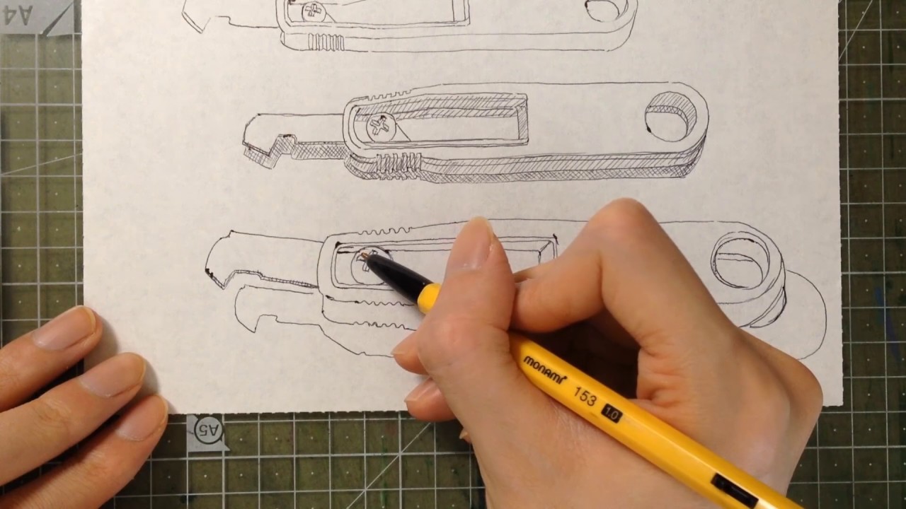 [Pen Drawing] Object_On the desk - 07 - YouTube