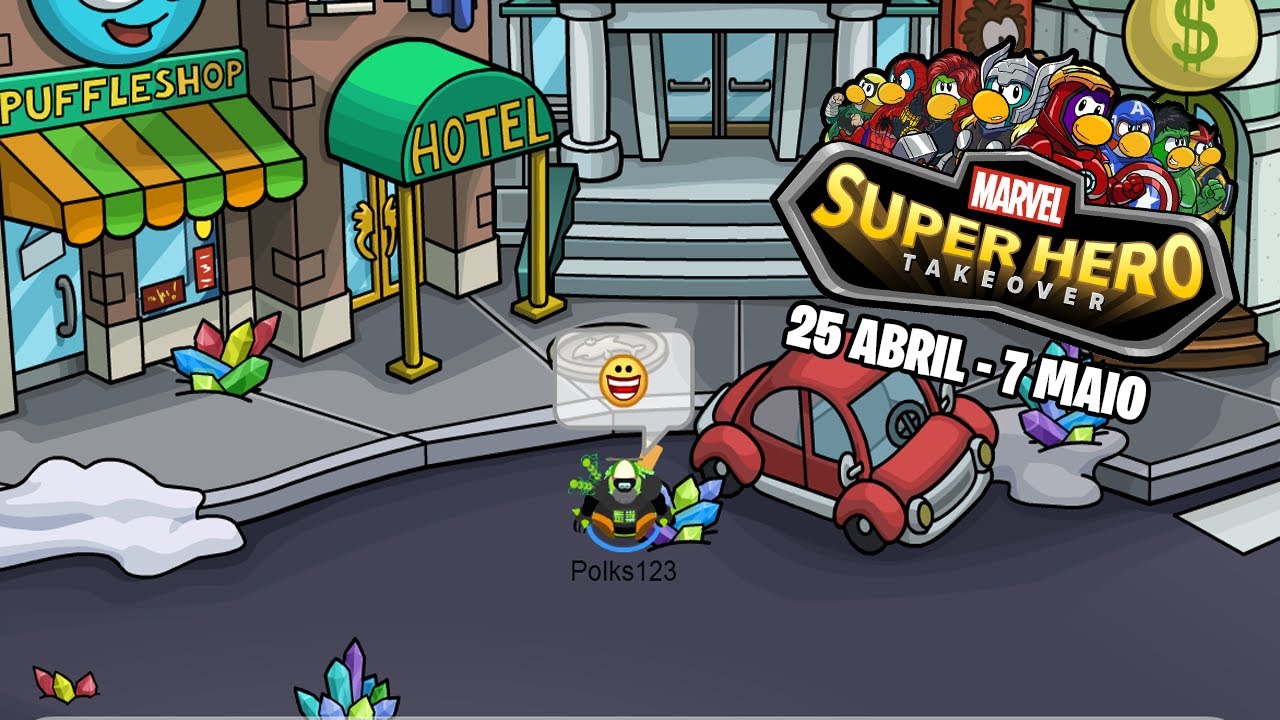 Club Penguin - Marvel: Batalha de Super-Heróis/ Super Hero Takeover ...