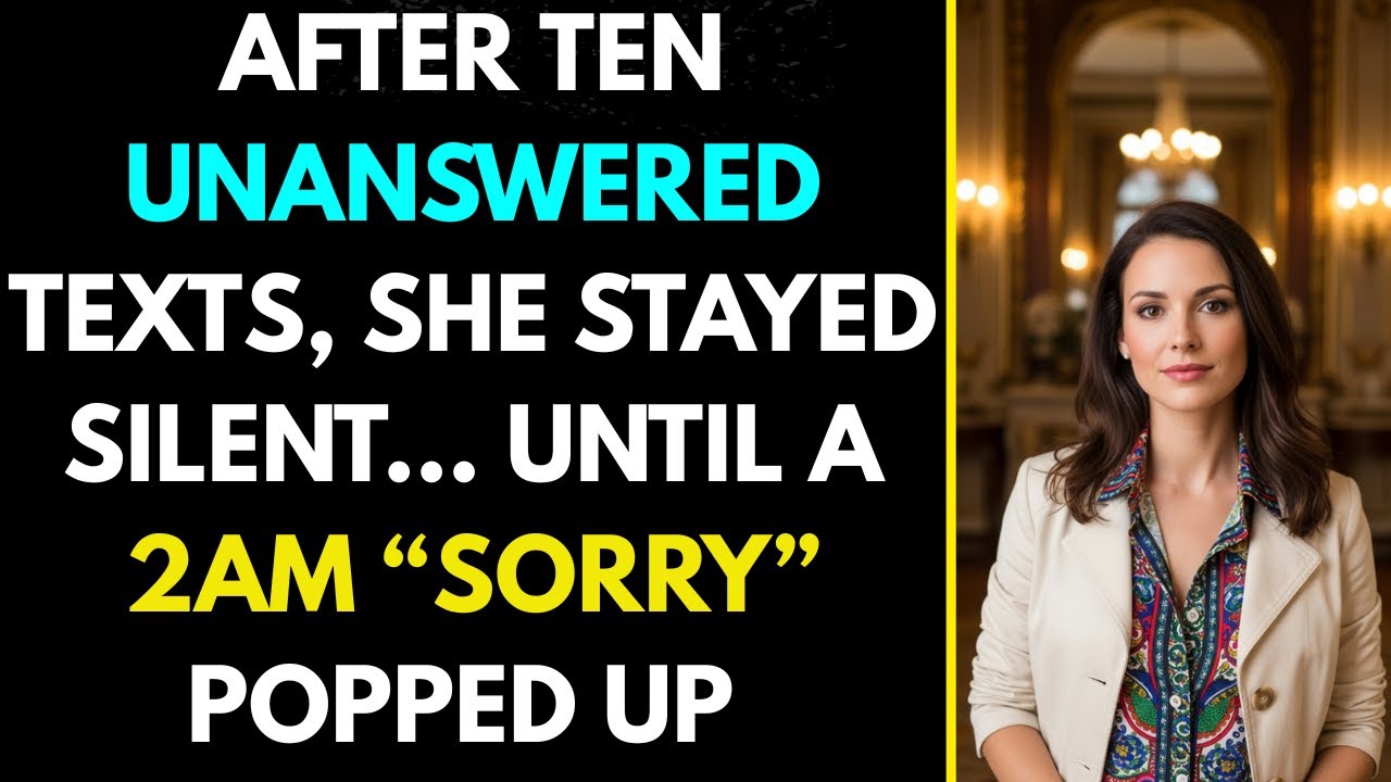 After Ten Unanswered Texts, She Stayed Silent… Until a 2AM “Sorry ...