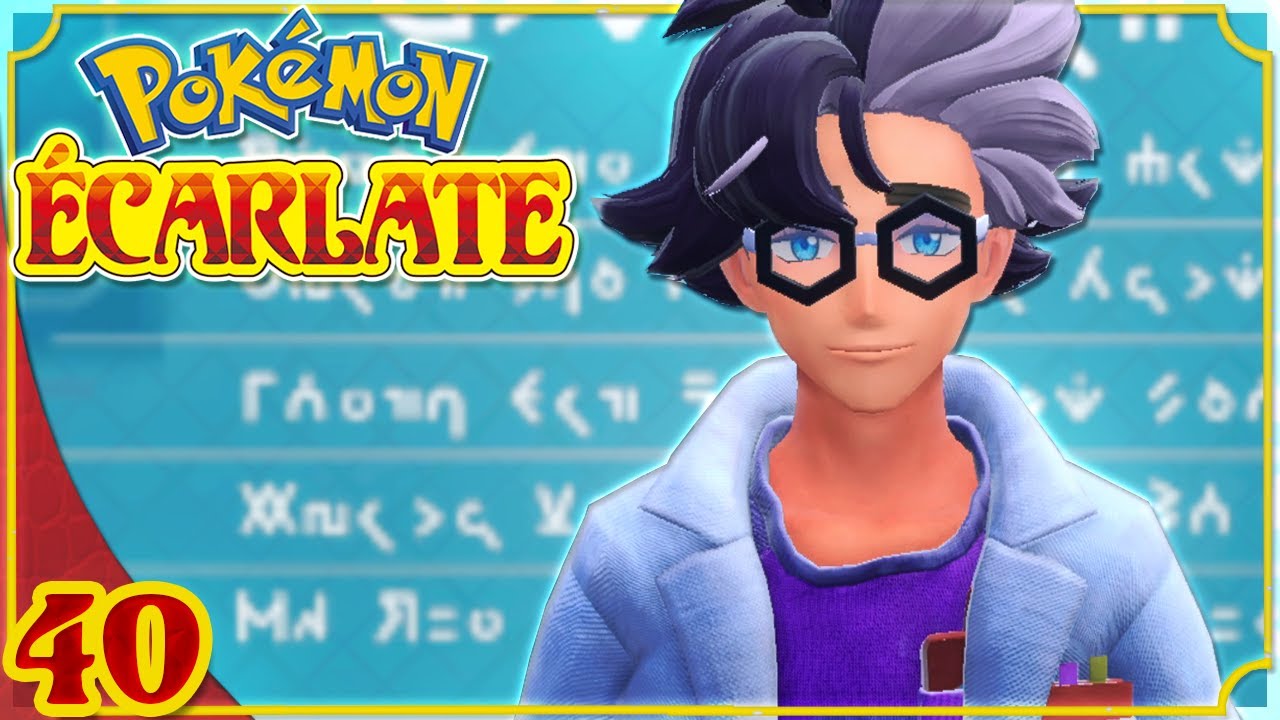Pokémon Écarlate - #40 - Cours De Biologie Avec Monsieur Jacq! [Let's ...