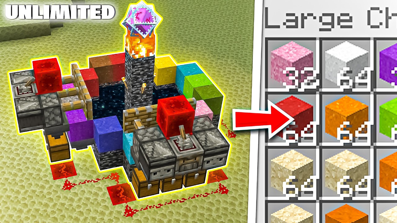 Finally I Built Automatic Sand Farm In Minecraft 1.21 - YouTube