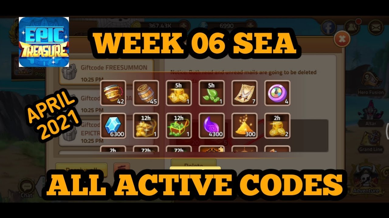 All Active CODES | Epic Treasures - YouTube