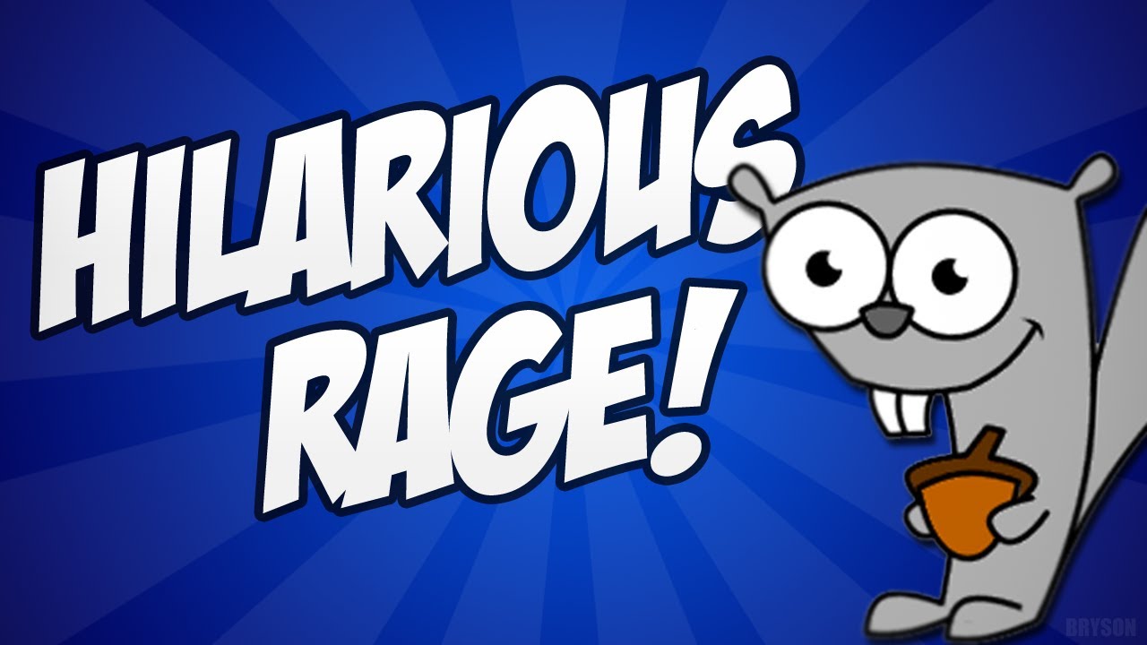 Funny Live Commentary RAGE!!! (When Squirrels Attack...) - YouTube