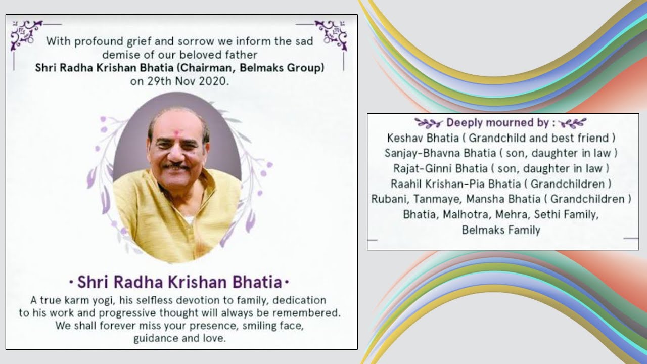 PRAYER MEETING ( UTHALA ) | SHRI RADHA KRISHAN BHATIA - YouTube