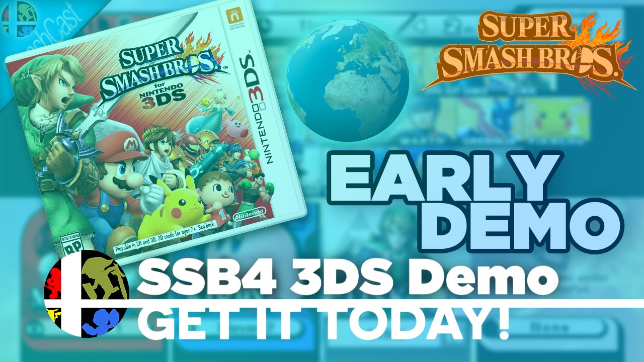 HOW TO GET SSB4 3DS DEMO NOW! (READ DESC.) - YouTube