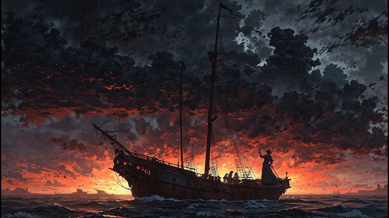 THE FORGOTTEN SHIP'S SAD SAIL | Melancholic Voyage of Abandoned Dreams ...